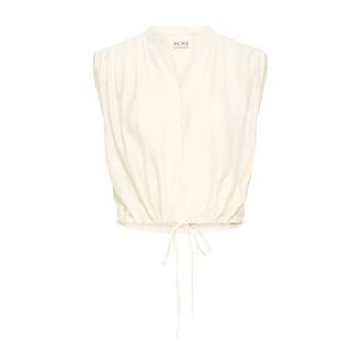 Ichi Ichi, Femme, Blouses et Chemises, Beige, Taille: 38 FR Elvias Blouse