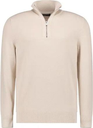 Marc O'Polo Herren Pullover beige unifarben
