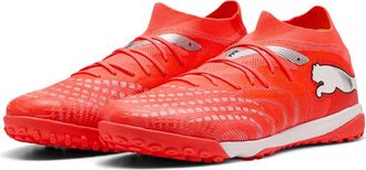 Puma Unisex Future 9 Match TT Fu&szlig;ballschuh, leuchtendes Rot, Wei&szlig;, Schwarz, Silber, Gr&ouml;&szlig;e 40, Glowing Red PUMA Wei&szlig; PUMA Schwarz PUMA Silber, 40.5 EU