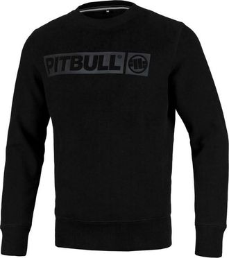 Pitbull Herren Pullover aus Baumwolle Sweatshirt f&uuml;r M&auml;nner Pit Bull West Coast Hilltop Black XXL
