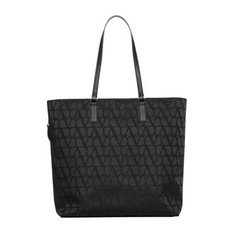 Valentino Garavani Femme, Sacs, Noir, Taille: ONE Size Toile Iconographe Tote Bag