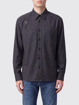 Alexander McQueen Hemd Herren Farbe Grau