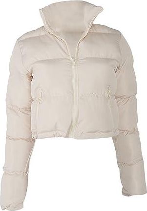 Generic Doudoune Femme Grande Taille Manteau Mouton Femme Manteau D Hiver De Couleur Unie à Fermeture Éclair Pour Femmes Col Montant De Chaud Blouson Hiver Ch