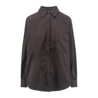 Aspesi Klassisches Hemd mit Kragen - - Blouses & Shirts - Damen - Braun - L