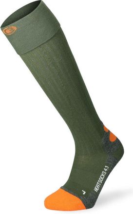Lenz Socken der Marke Heatsock 4.1 Zehenkappe 35-38 gr&uuml;n/orange
