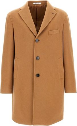 Tagliatore Homme, Manteaux, Beige, Taille: L Manteau Monopetto