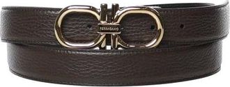 Ferragamo Homme, Accessoires, Brun, Taille: 115 CM Ceinture R&eacute;versible Gancini