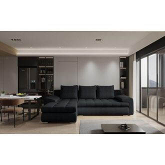 KAISER M&ouml;bel Elegantes und modernes Ecksofa tomi Abriamo Marineblau Links - Kaiser