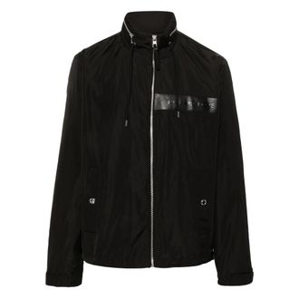 Michael Kors Leichte Windbreaker-Jacke aus Polyester - - Jackets - Herren - Schwarzk - L
