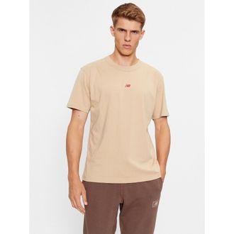 New Balance T-Shirt Athletics Remastered Graphic Cotton Jersey Short Sleeve T-shirt MT31504 Braun Regular Fit