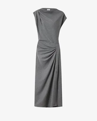 Isabel Marant Robe Naerys - Femme - Gris - Taille34 - Marant &Eacute;toile