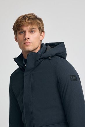 Polo Club Parka Mitte marineblau mit Polo Club-Logo