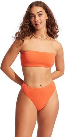 Seafolly Damen Bikinihose Sea Dive High Rise Pant