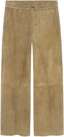 Arma Femme, Pantalons, Vert, Taille: 38 FR Blair Stretch Suede