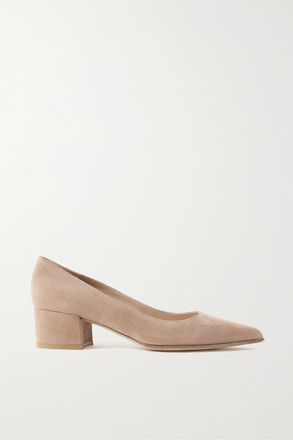 Gianvito Rossi Piper 45 Pumps Aus Veloursleder - Neutral
