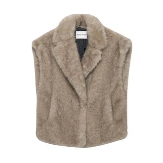 Stand Studio Kinley Weste - - Jackets - Damen - Beige - S