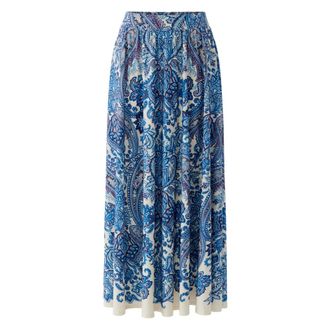 Oui Femme, Jupes, Multicolore, Taille: 42 FR Longue jupe maxi fleurie