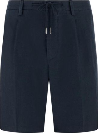 Boggi Milano Homme, Shorts, Bleu, Taille: 3XL Bermudas en Lin