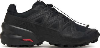 Salomon Laufschuhe Salomon Speedcross 6 Wide L41744000 Schwarz