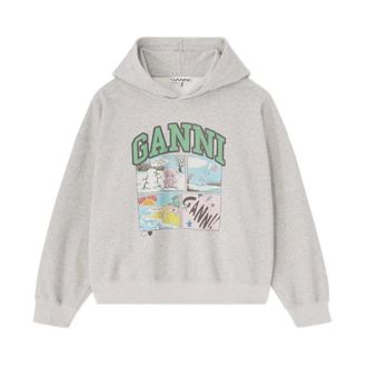 Ganni Damen, Sweatshirts & Hoodies, Grau, XSGr&ouml;&szlig;e
