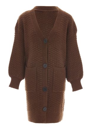 Risa Strickjacke Damen braun