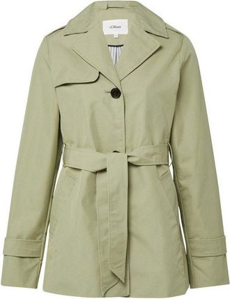 s.Oliver Trenchcoat Outdoor-Jacke Wasserabweisender Trenchcoat im Slim Fit