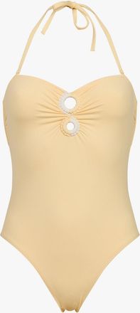 D Nu D Maillot de bain une pi&egrave;ce bustier &agrave; d&eacute;tail macram&eacute;