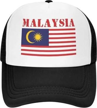 Generic Casquette de Baseball personnalis&eacute;e Drapeau malaisien Style Hip hop Ajustable pour Femmes et Hommes id&eacute;ale Le Printemps Les Loisirs Plein air Sportifs