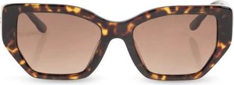 Tory Burch Femme, Accessoires, Brun, Taille: 53 MM Kira Oversized Geometric Lunettes de soleil