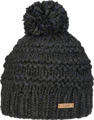 Barts Jasmin Beaniemütze Damen - Pudelmütze Skimützen Bommelmütze mit Futter, Futter Herbst-Winter Winter - One Size anthrazit