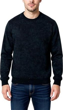 Generic Sweat Polaire Homme Hiver Chaud Gypsophile Pull Col Rond Long Sleeve D&eacute;Contract&eacute; Uni &eacute;Paissir Plus Sweatshirt