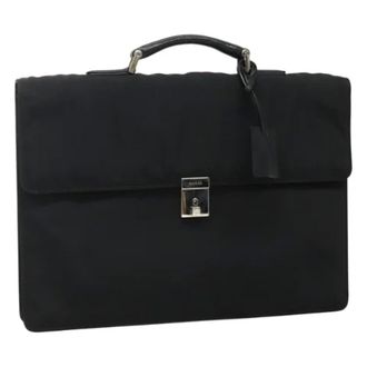 Gucci Pre-owned Nylon sacs-main - Femme - Pre-owned - Noir - Taille: ONE Size