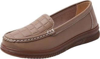 Generic Chaussures compens&eacute;es confortables &agrave; bout rond pour femme - &Eacute;l&eacute;gantes - Pliables - L&eacute;g&egrave;res - Antid&eacute;rapantes - Style d&eacute;contract&eacute; - Coupe large - Chauss