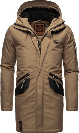 Stone Harbor Herren Winterjacke Ragaan mit Teddyfell & Kapuze