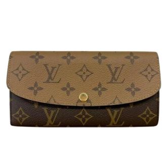 Louis Vuitton Portefeuille long (bi-pli) doccasion - Femme - Pre-owned - Brun - Taille: ONE Size