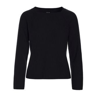 Bitte Kai Rand Rippstrick-Kaschmirbluse - - Knitwear - Damen - Schwarzk - XS