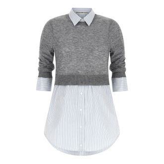 Alexander Wang Femme, Pulls, Gris, Taille: 40 FR Chemises