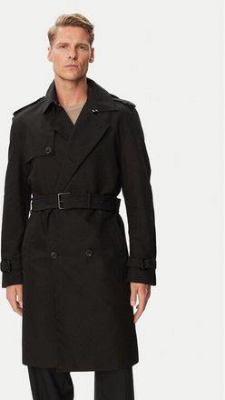 HUGO BOSS Tenchcoat Maluks2631 50561651 Schwarz Regular Fit