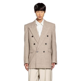 Saint Laurent Double-Breasted Wool Blazer