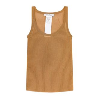 Max Mara Damen, Oberteile, Braun, MGr&ouml;&szlig;e