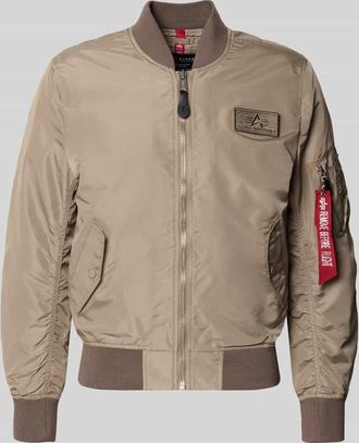 Alpha Industries Regular Fit Bomberjacke mit Logo-Patch