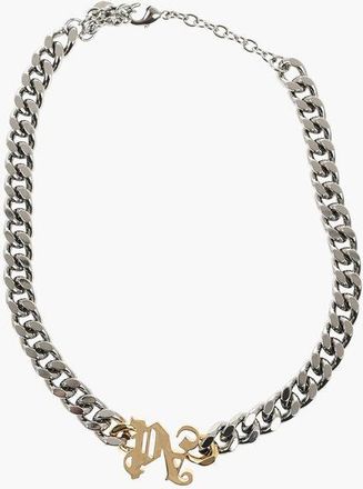 Palm Angels Maxi Chain Necklace with Monogram size Unica