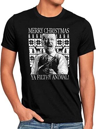 style3 Filthy Animal T-Shirt Homme Maman Rate Avion Pull de no&euml;l Ugly Sweater, Taille:XL