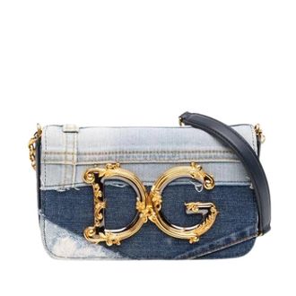 Dolce & Gabbana Pre-owned Denim Crossbody Bag - - Pre-owned - Damen - Blau - ONE SIZE