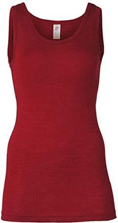 Engel Tricot de peau à bretelles - Laine/soie - Pour femmes - Taille 34 - 48 - 3 couleurs, Mauve, 40 FR/42 FR