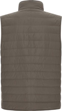Brunello Cucinelli Quilted Goose Down Vest - Olive Green
