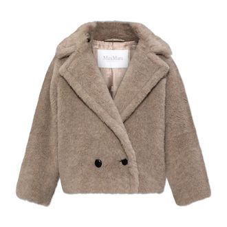 Max Mara Cambusa Fur Coat - - Jackets - Damen - Grau - XS