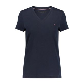Tommy Hilfiger TShirt Logo - - Tops - Damen - Blau - S
