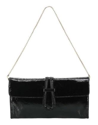 Abro Cuir sac &agrave; &eacute;paule pochette Leather Venice Shoulder Bag Luna Black/Gold noir