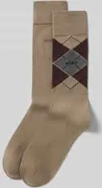HUGO BOSS Socken aus Baumwoll-Mix im 2er-Pack Modell ARGYLE